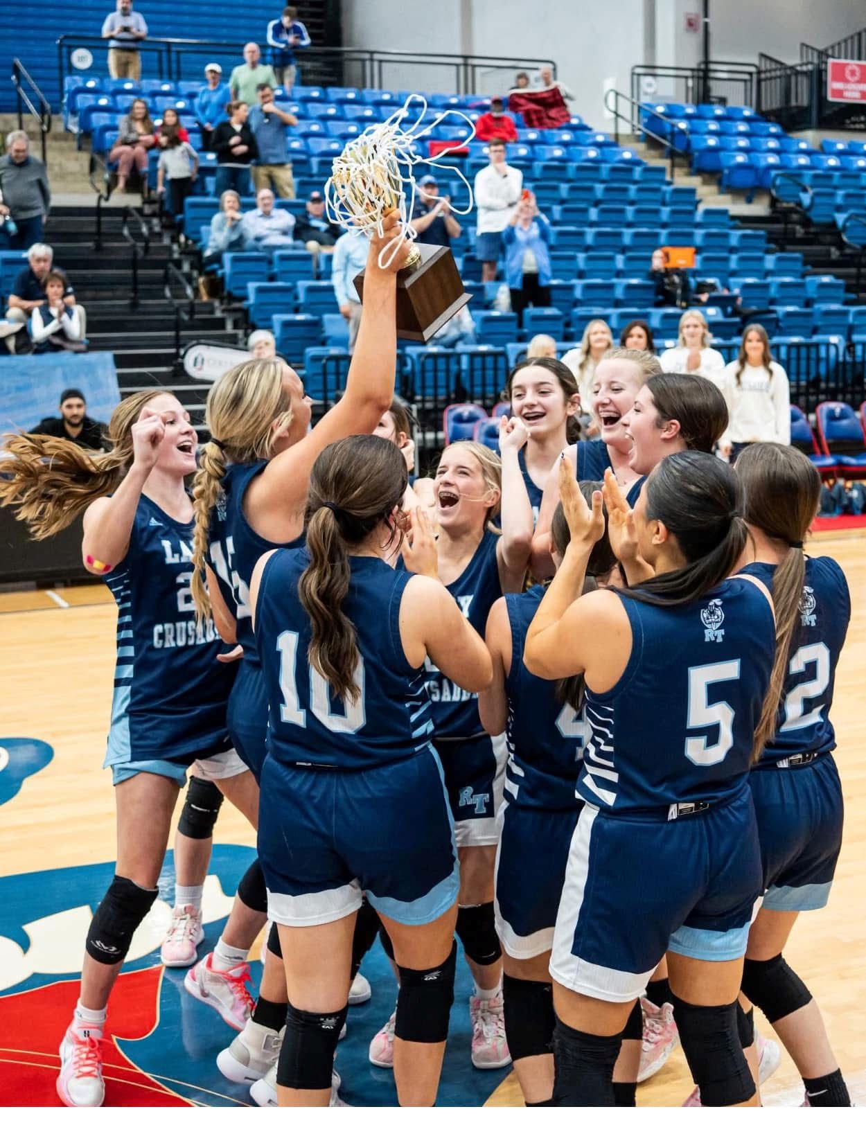 Lady Crusaders Are Back To Back State Champs!